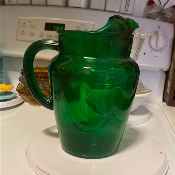 Vintage | Dining | Emerald Green Vintage Anchor Hocking Forest Green ...